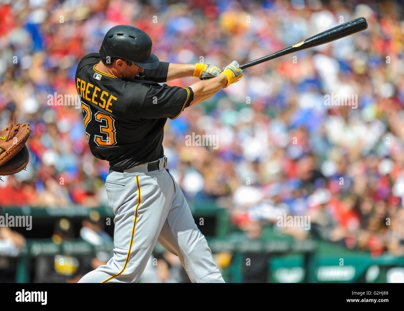 May 29, 2016: Pittsburgh Pirates David Freese #23 during an MLB game ...