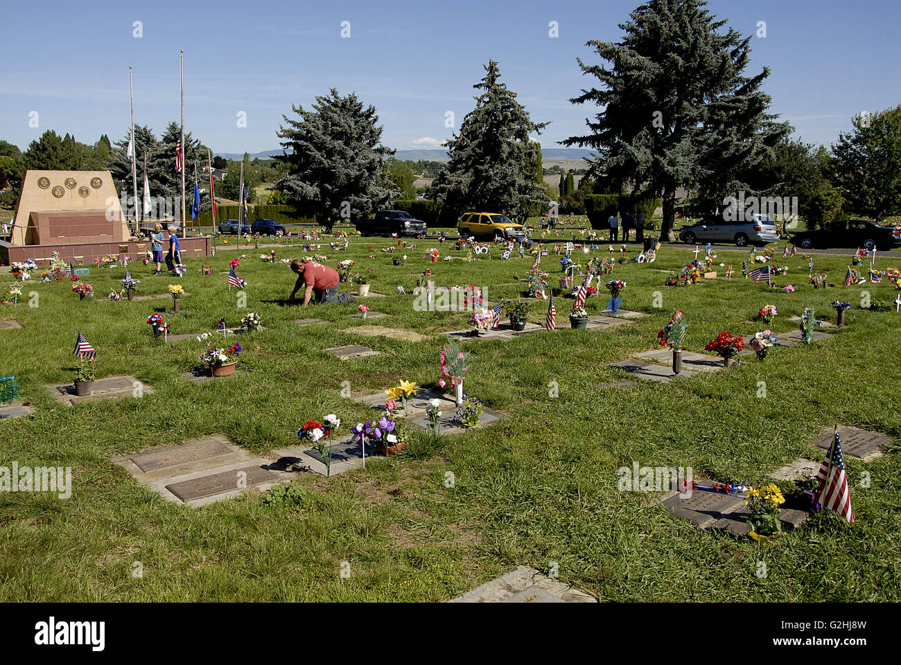 Lewiston cemetery hi-res stock photography and images - Alamy