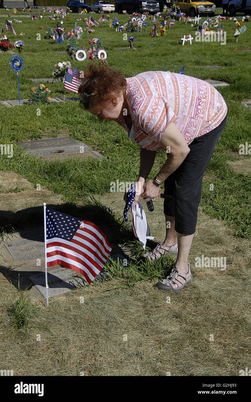 Lewiston cemetery hi-res stock photography and images - Alamy