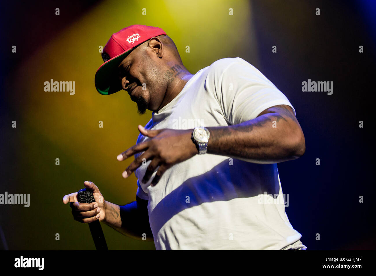 Detroit, Michigan, USA. 28th May, 2016. THE LOX performing on the Hip ...