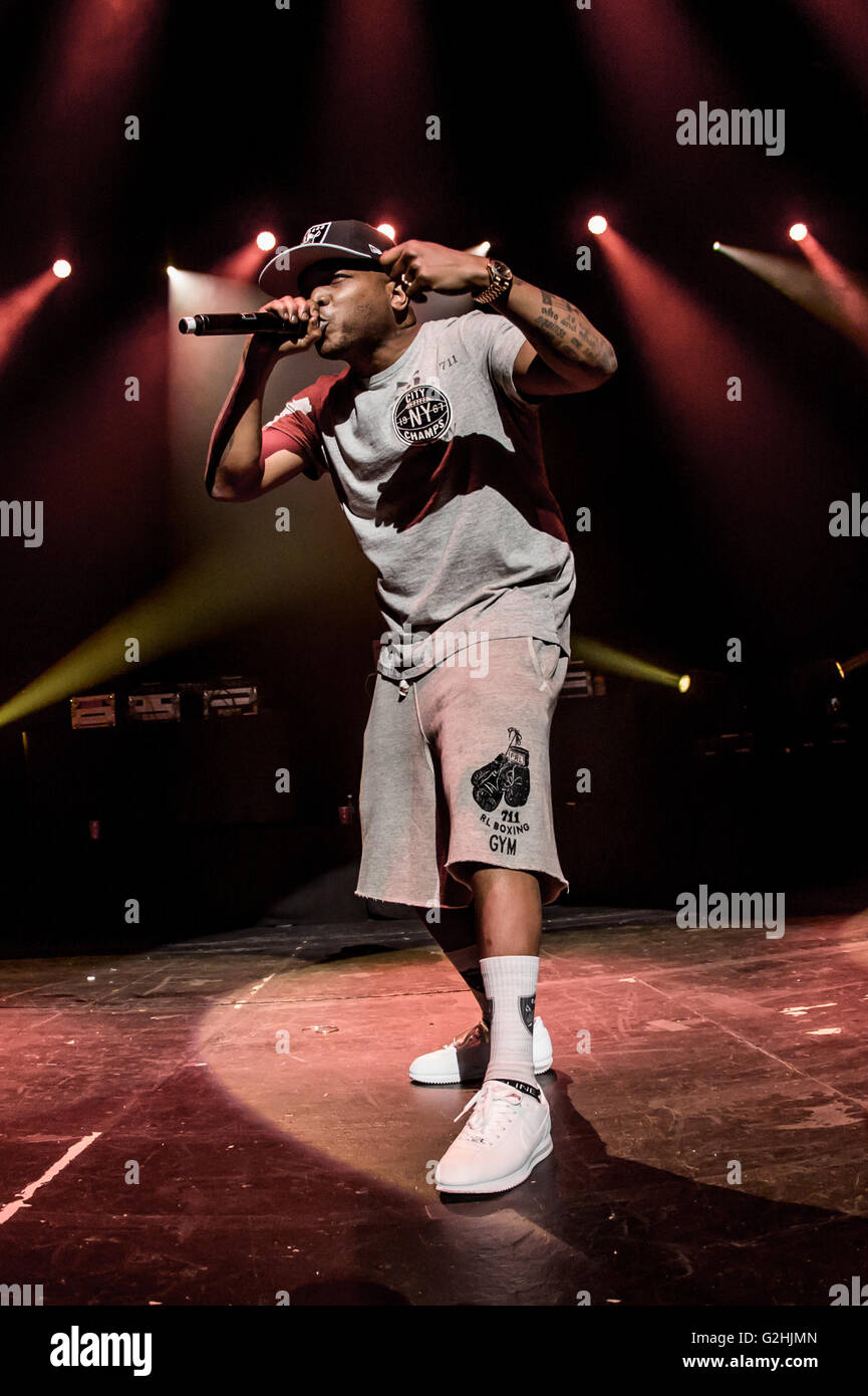 Detroit, Michigan, USA. 28th May, 2016. THE LOX performing on the Hip ...