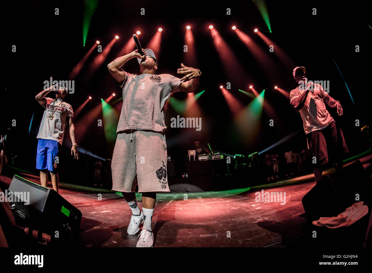 May 28, 2016 - Detroit, Michigan, U.S - THE LOX performing on the Hip ...