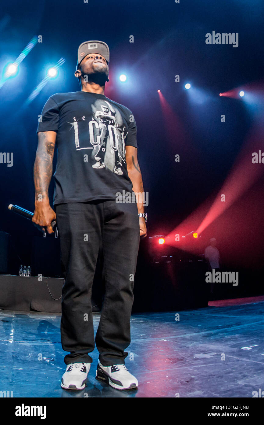 Detroit, Michigan, USA. 28th May, 2016. SCARFACE performing on the Hip ...