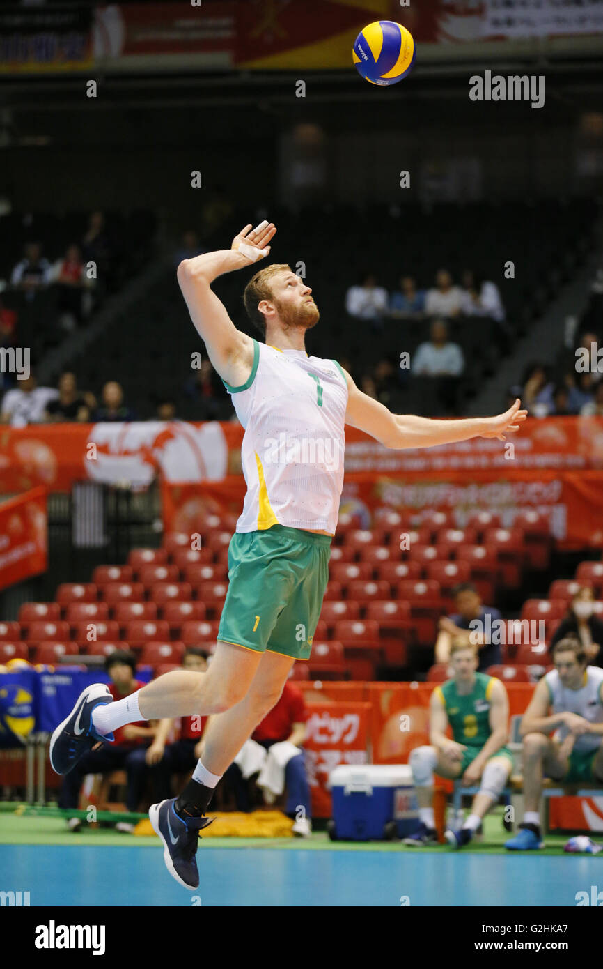 Tokyo Metropolitan Gymnasium, Tokyo, Japan. 31st May, 2016. Zingel ...