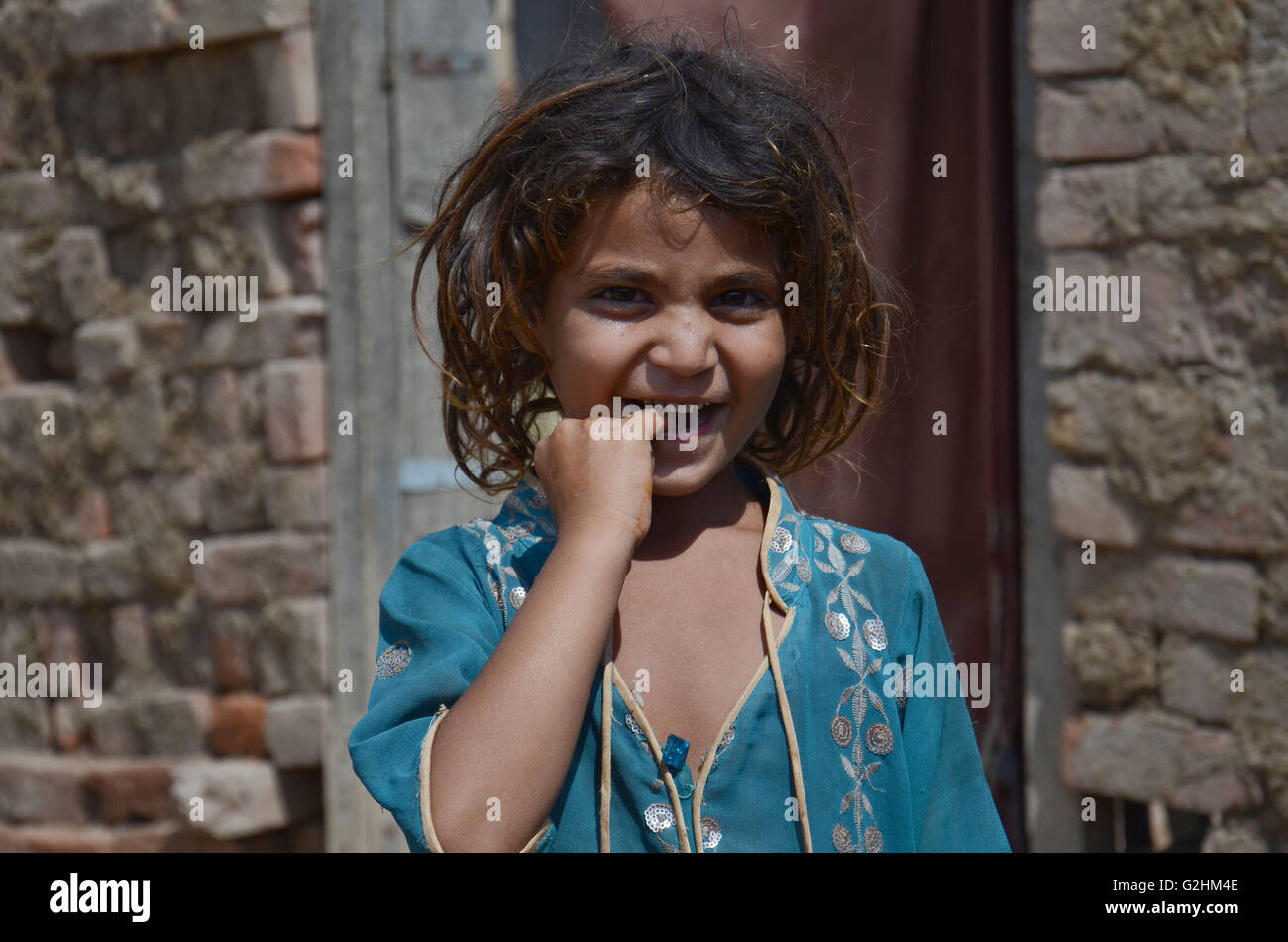 Children in poor suburb on hi-res stock photography and images - Alamy
