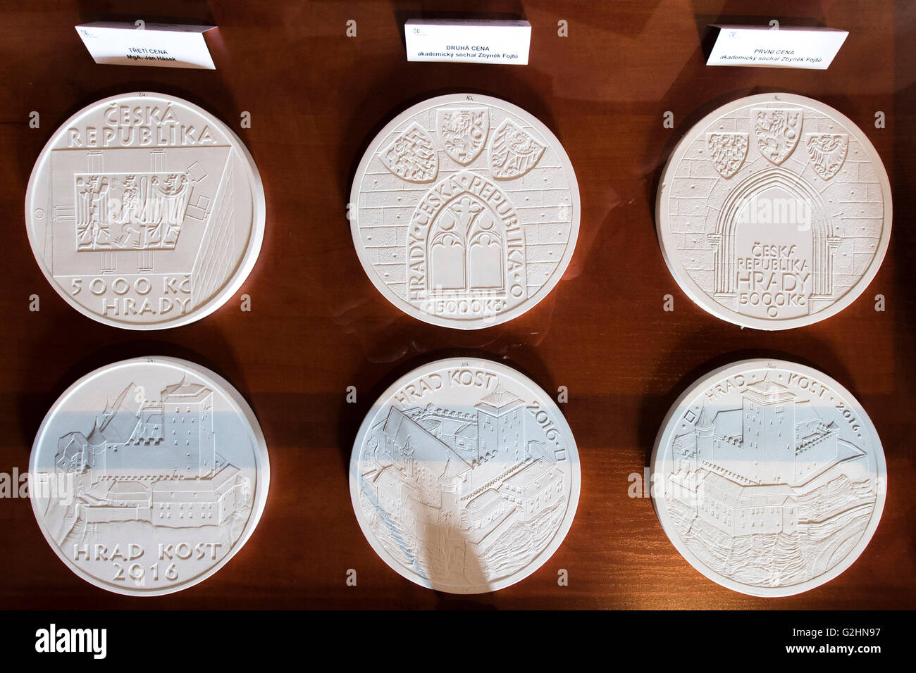 Ceremonial presentation of gold coin named Castle Kost was held by ...