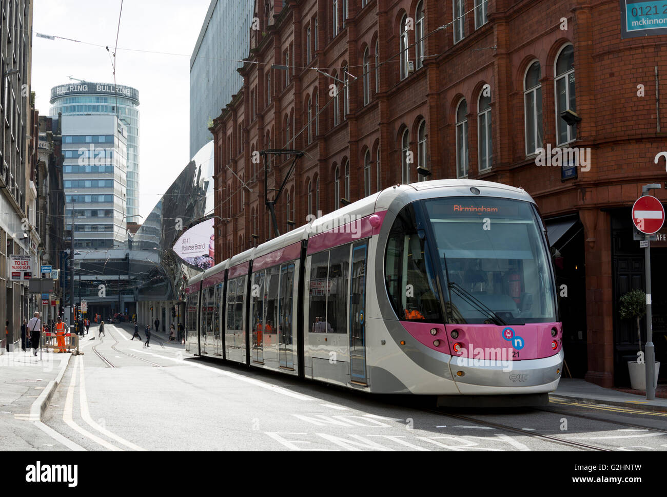 Birmingham tram hi-res stock photography and images - Alamy