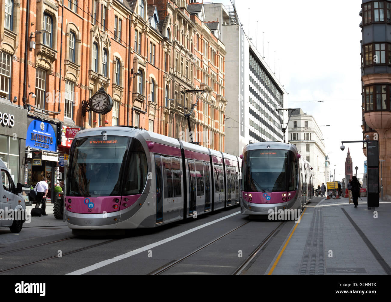 Birmingham trams hi-res stock photography and images - Alamy