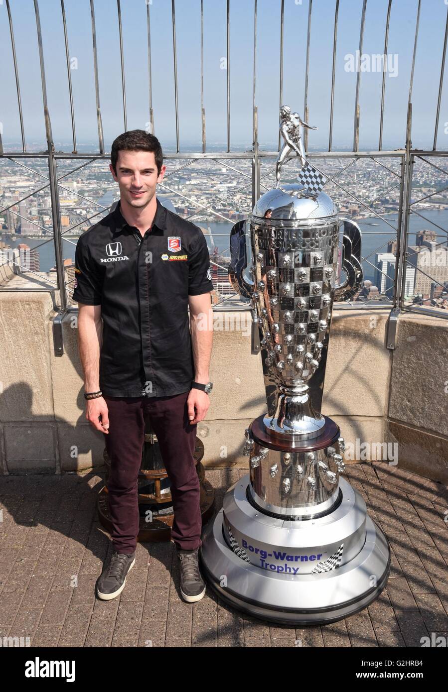 New York, NY, USA. 31st May, 2016. Alexander Rossi at the press ...
