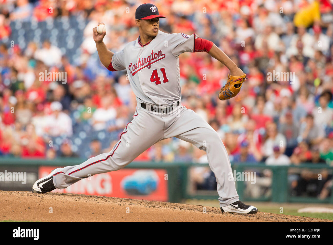 Philadelphia, Pennsylvania, USA. 31st May, 2016. Washington Nationals ...