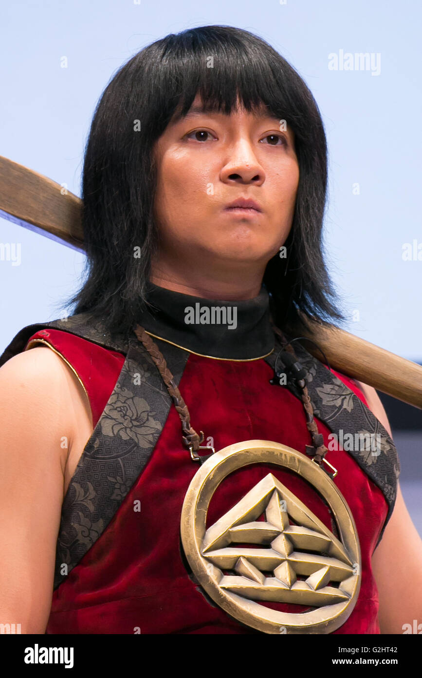 Japanese actor Gaku Hamada attends a press conference for the new ...