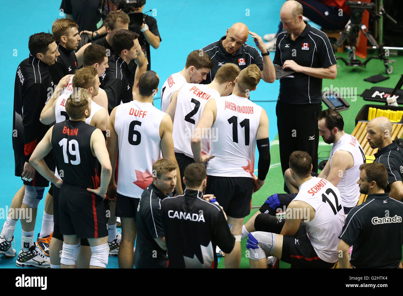 Canada team group (CAN), MAY 29, 2016 - Volleyball : Men's Volleyball ...