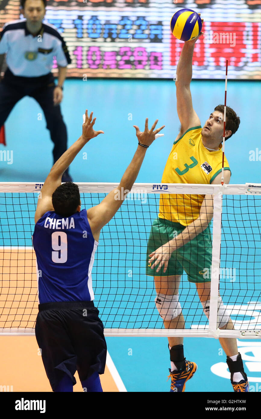Nathan Roberts (AUS), MAY 29, 2016 - Volleyball : Men's Volleyball ...