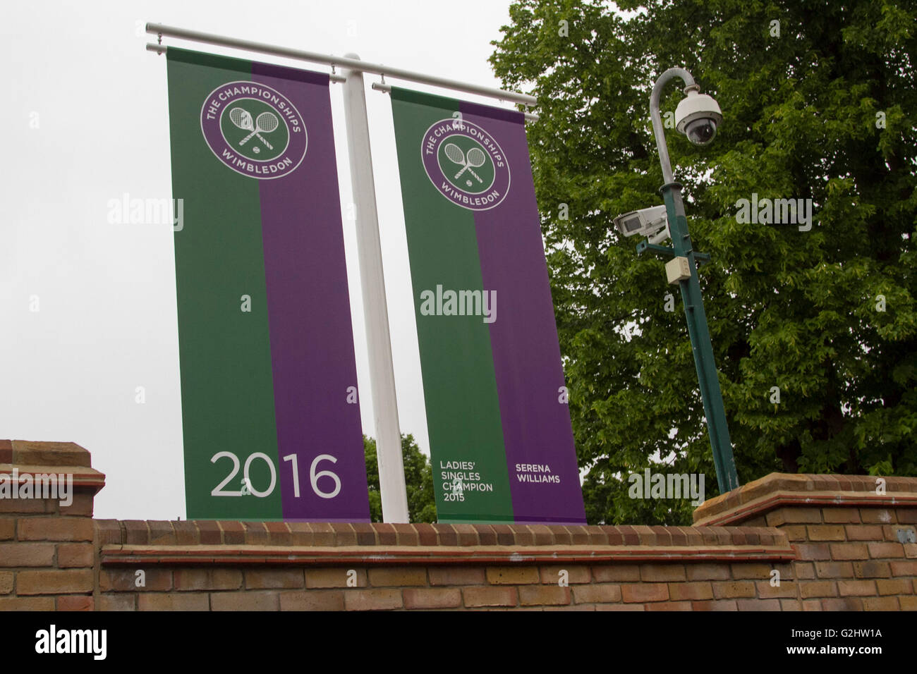 Wimbledon Banners High Resolution Stock Photography and Images - Alamy