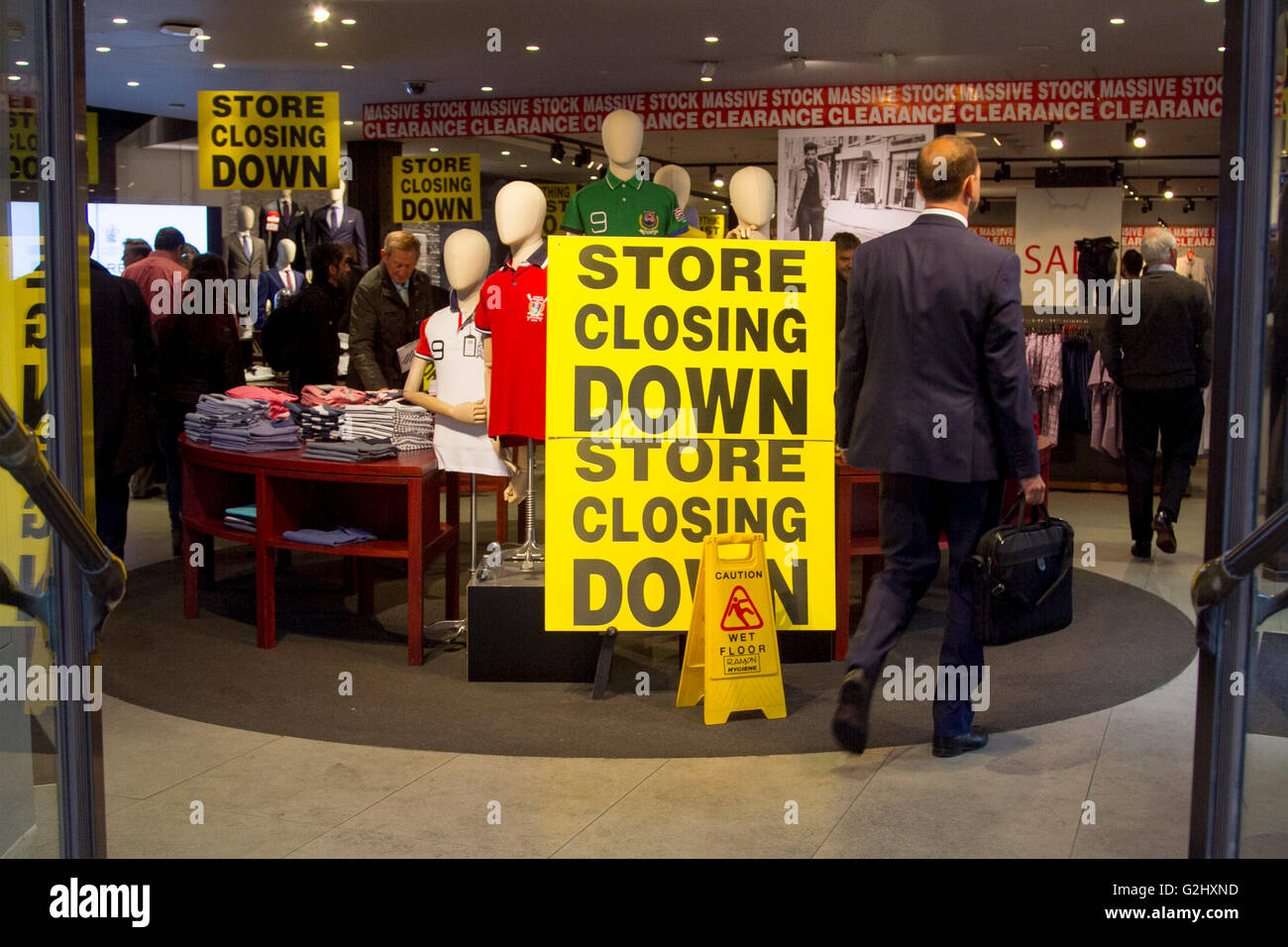 London, UK. 1st June 2016. The High Street Stalwart Austin Reed has ...