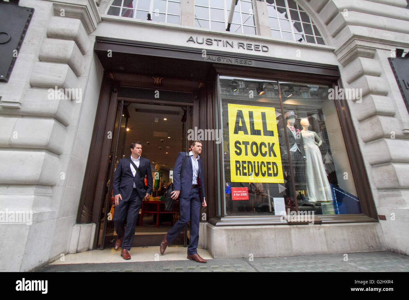 London, UK. 1st June 2016. The High Street Stalwart Austin Reed has ...