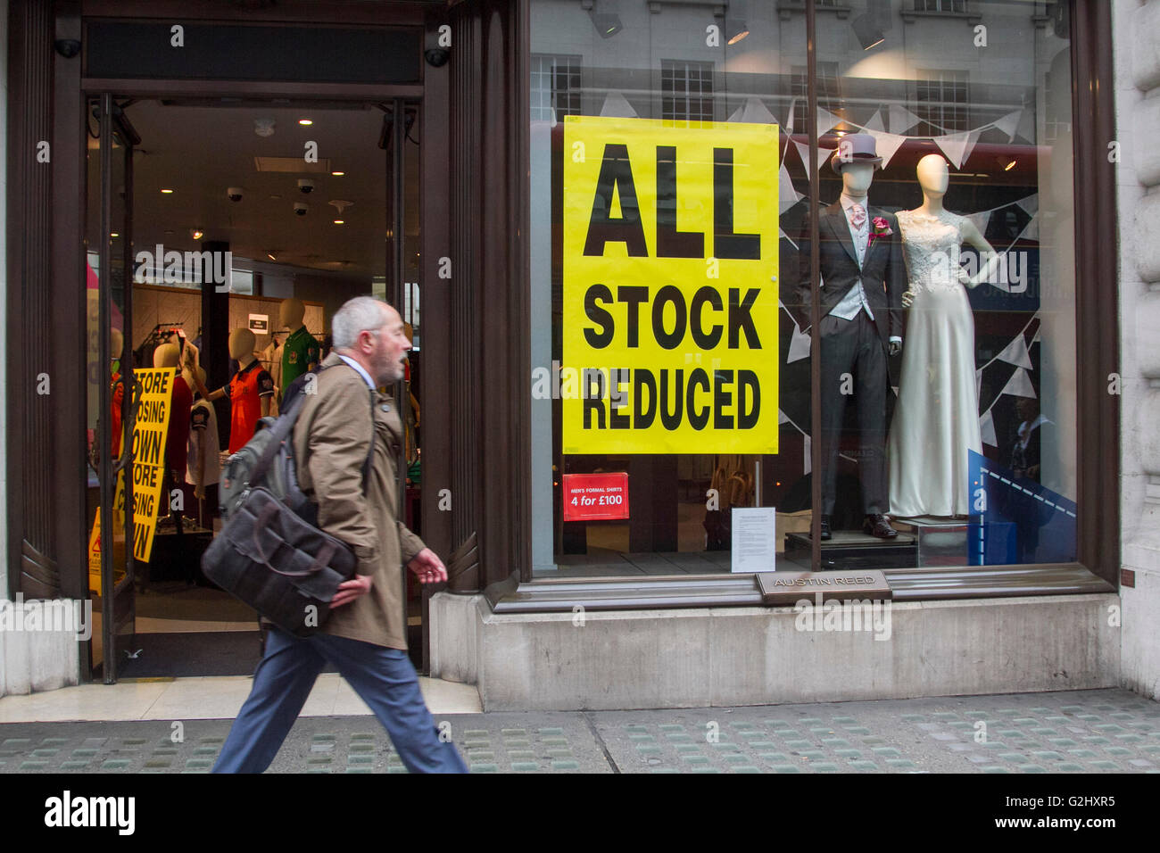 London, UK. 1st June 2016. The High Street Stalwart Austin Reed has ...