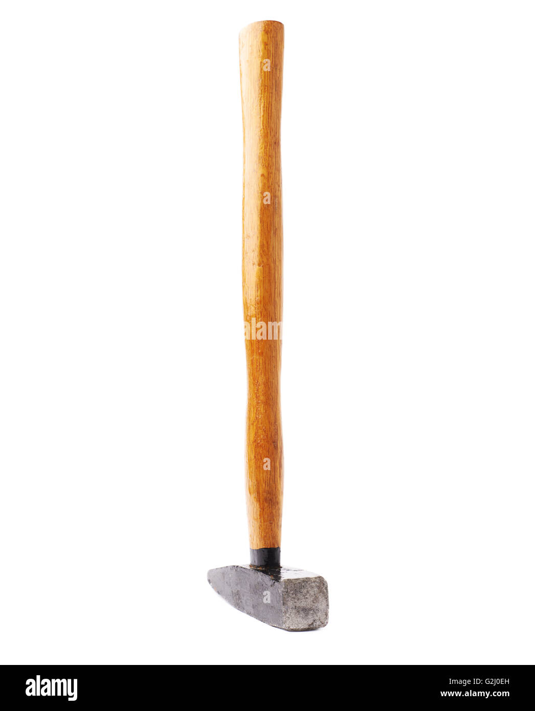 Big metal hammer over white isolated background Stock Photo - Alamy