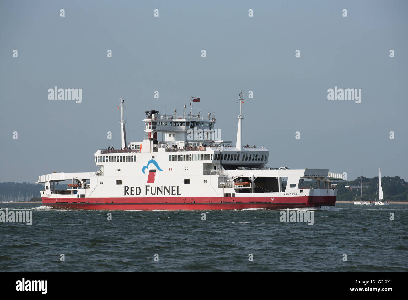 Car ferry red eagle hi-res stock photography and images - Alamy