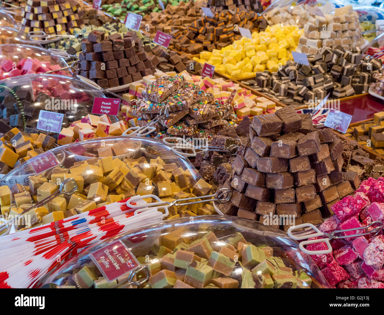 Candies, candy shop in International Street Market, Malmö, Sweden ...
