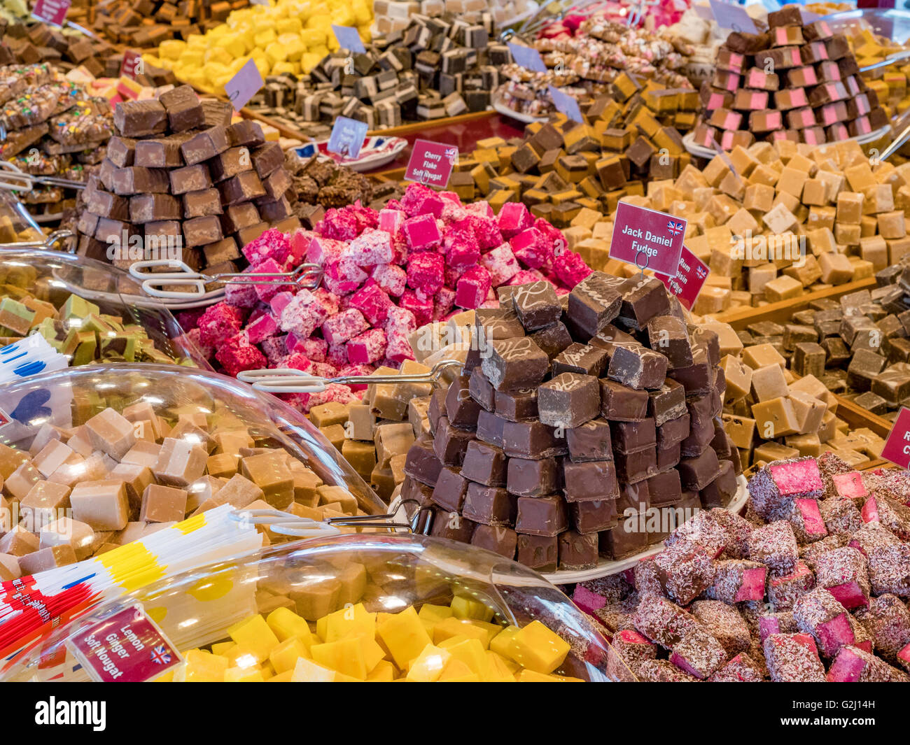 Candies, candy shop in International Street Market, Malmö, Sweden ...