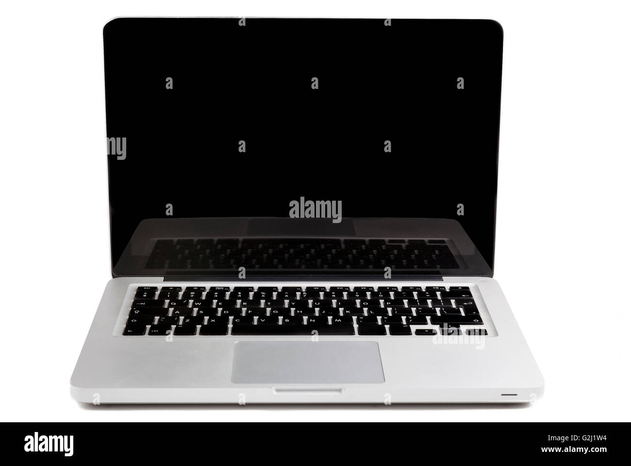 Silver color laptop black keyboard hi-res stock photography and images ...
