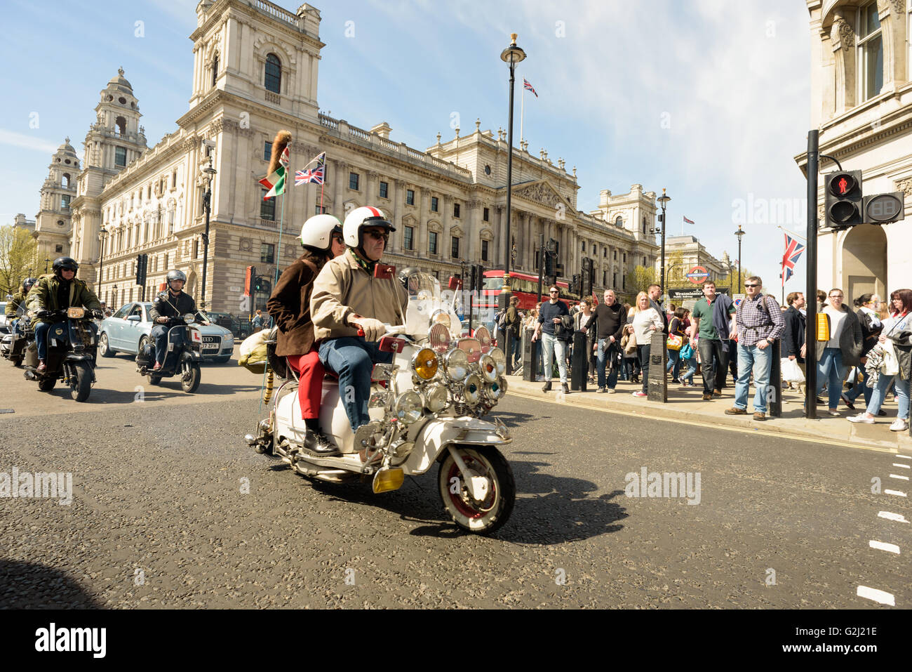 May bank holiday scooters hi-res stock photography and images - Alamy