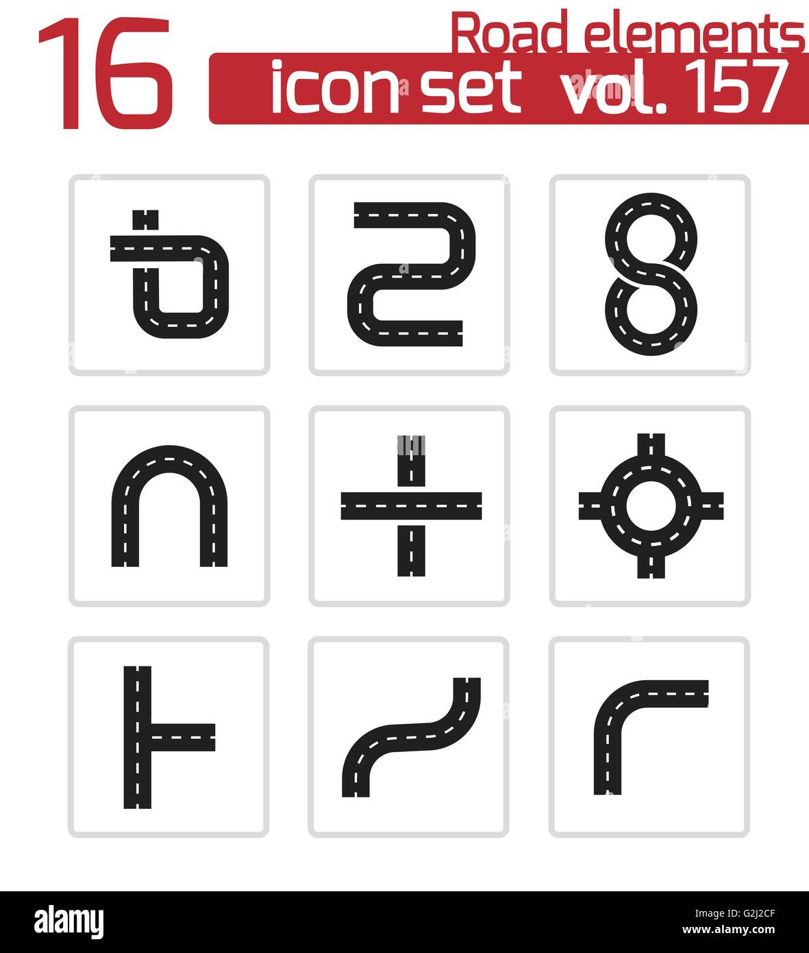 Highway map toolkit hi-res stock photography and images - Alamy