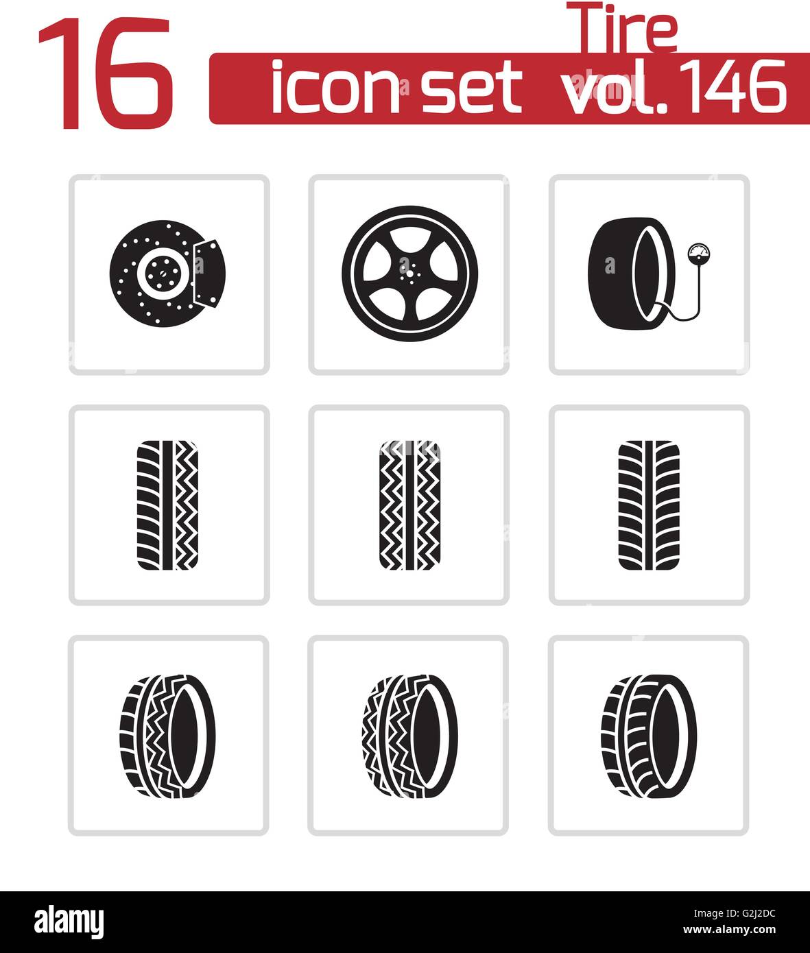 Vector black tire icons set Stock Vector Image & Art - Alamy Vector black tire icons set Stock Vector Image & Art - Alamy