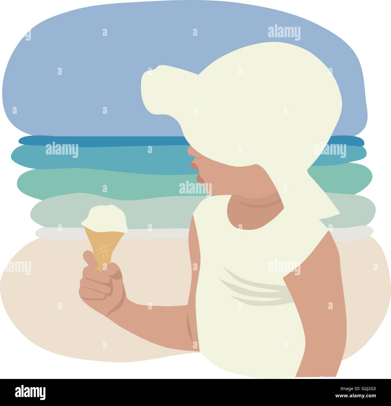 Sand cone Stock Vector Images - Alamy