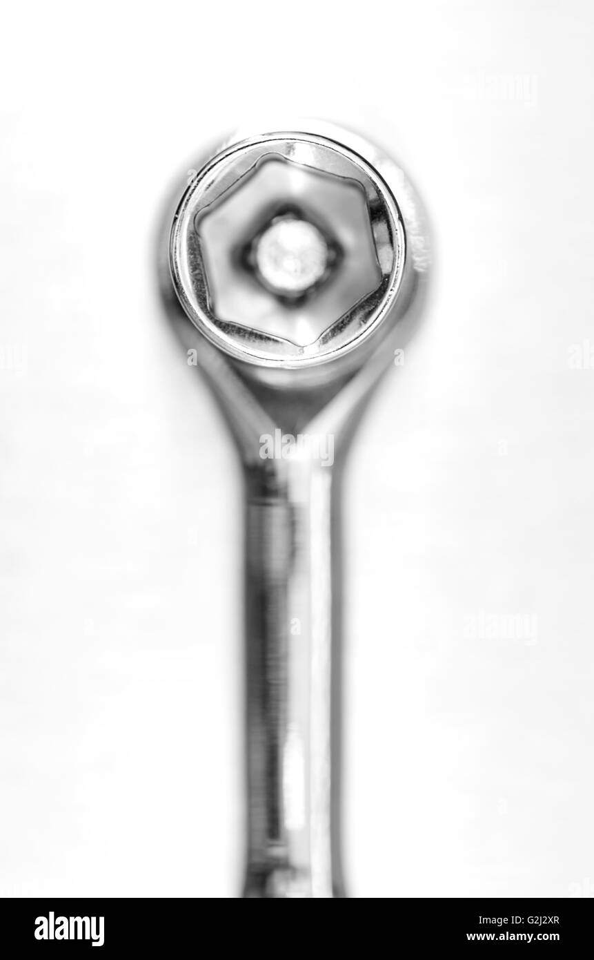 A studio photo of a socket wrench Stock Photo - Alamy