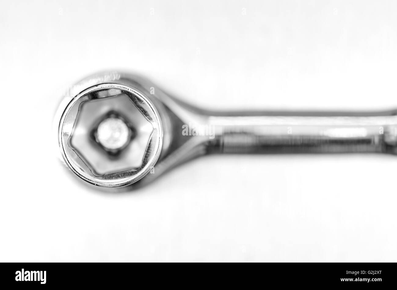 A studio photo of a socket wrench Stock Photo - Alamy