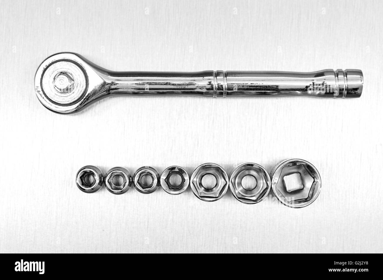 A studio photo of a socket wrench Stock Photo - Alamy