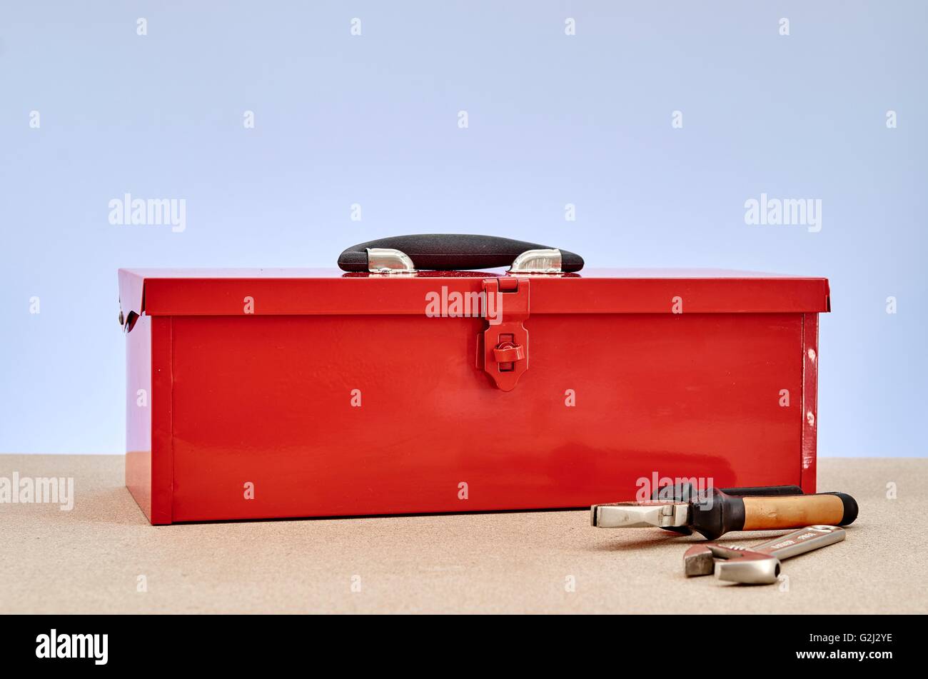A studio photo of a industrial tool box Stock Photo - Alamy