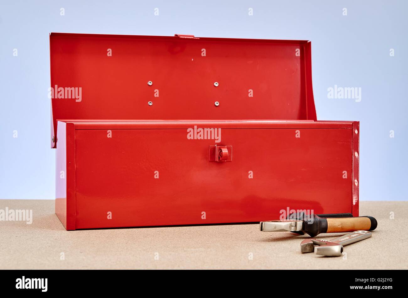 A studio photo of a industrial tool box Stock Photo - Alamy