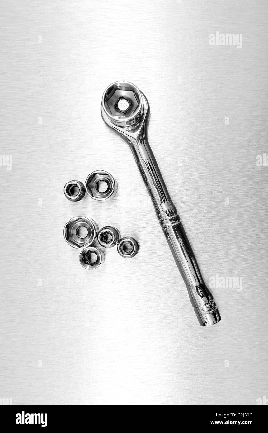 A studio photo of a socket wrench Stock Photo - Alamy
