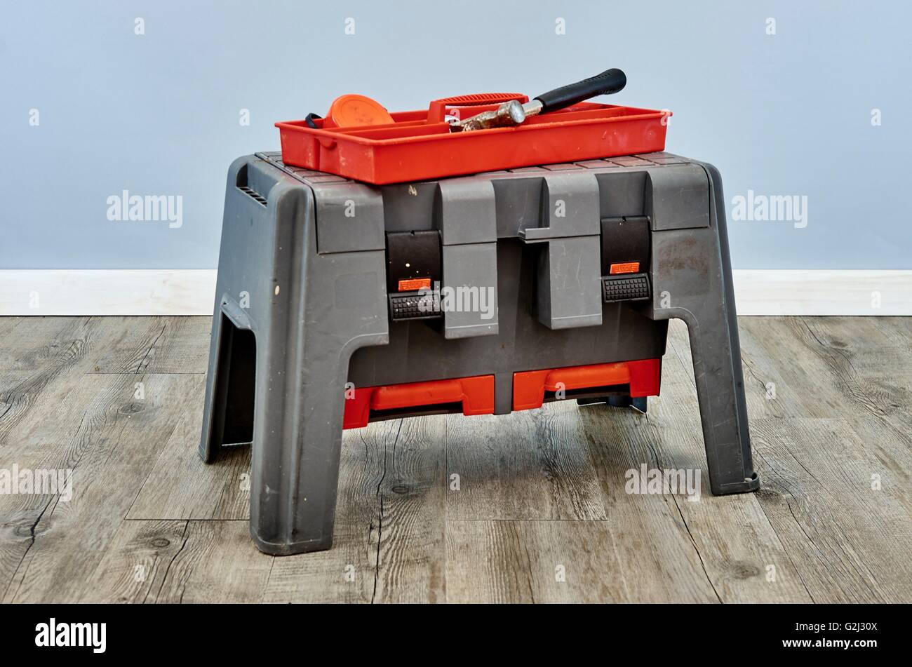 A studio photo of a industrial tool box Stock Photo - Alamy