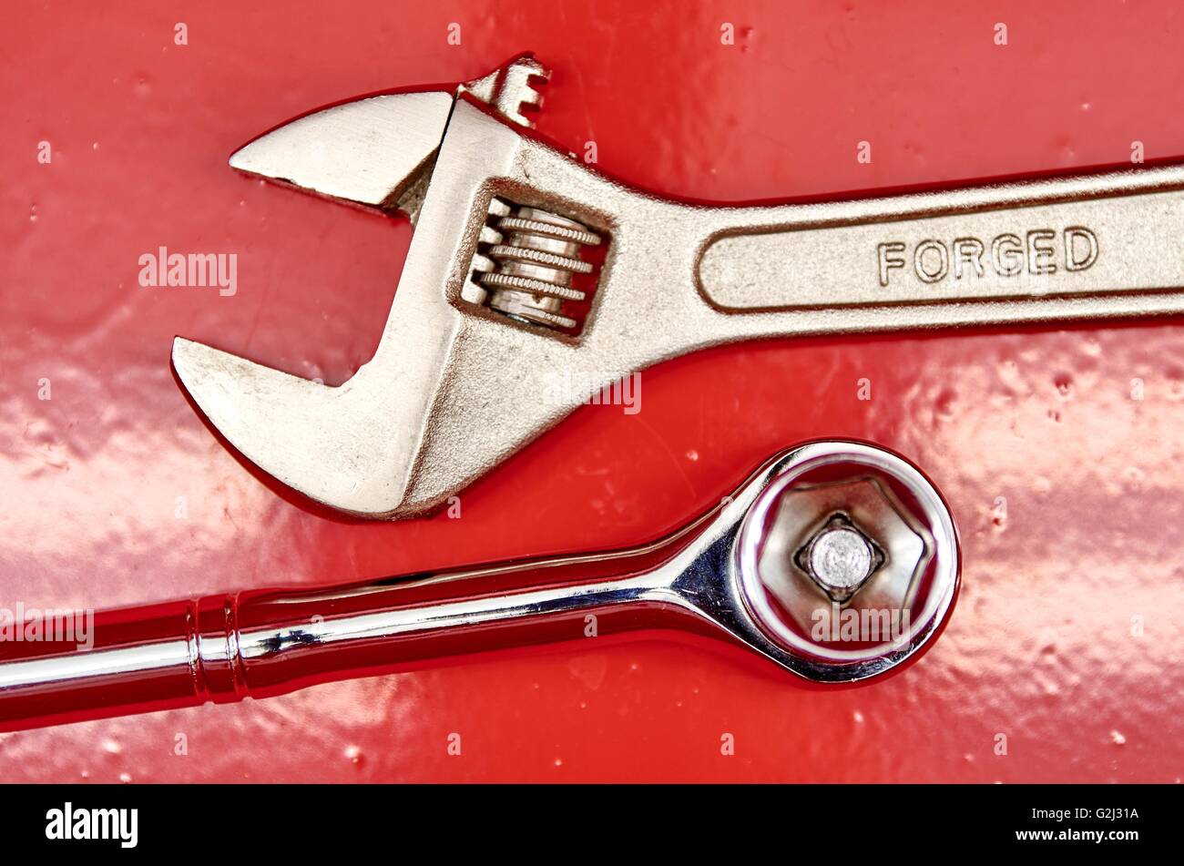 A studio photo of a socket wrench Stock Photo - Alamy