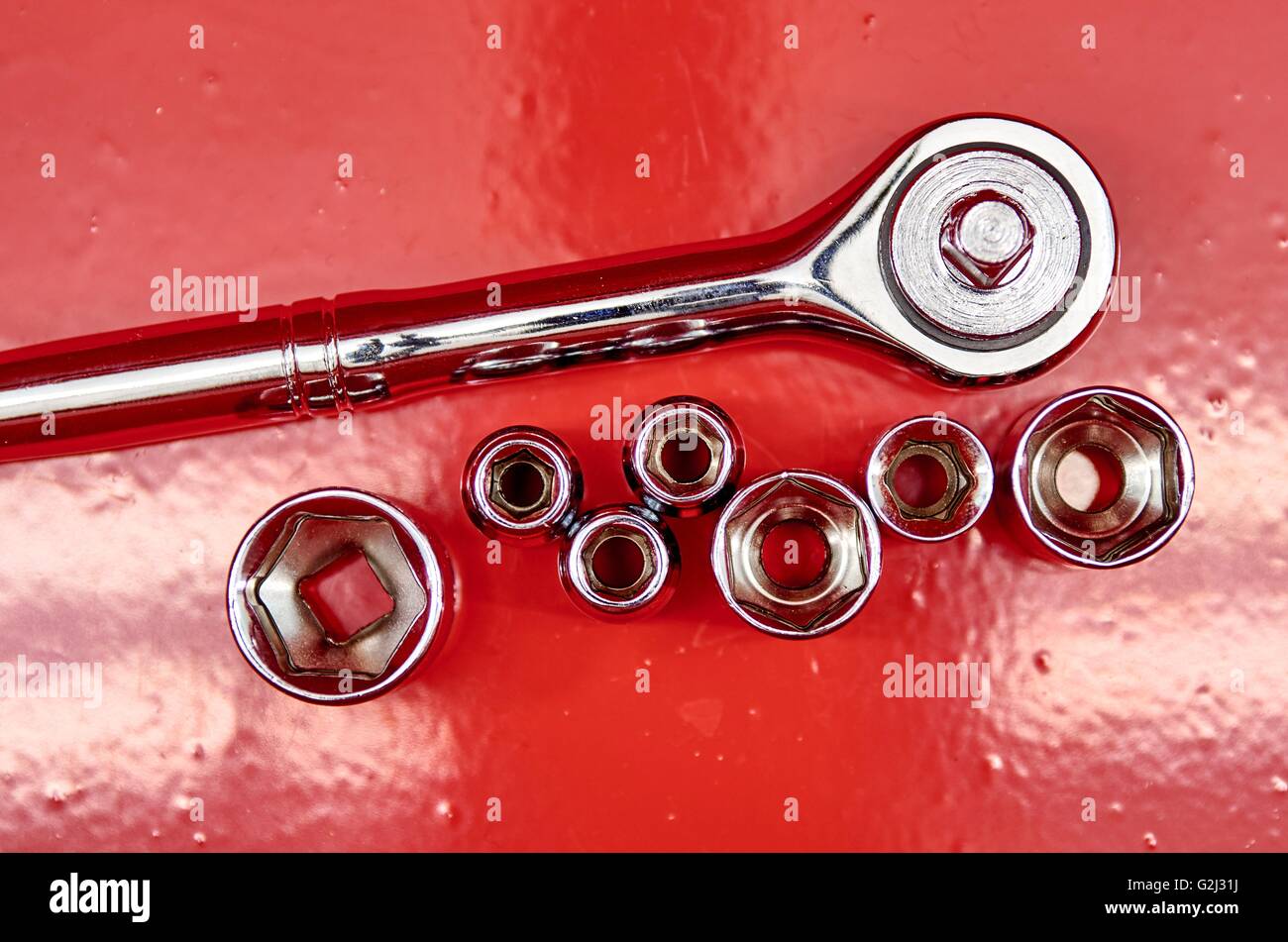A studio photo of a socket wrench Stock Photo - Alamy