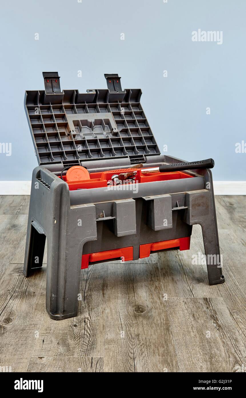 A studio photo of a industrial tool box Stock Photo - Alamy