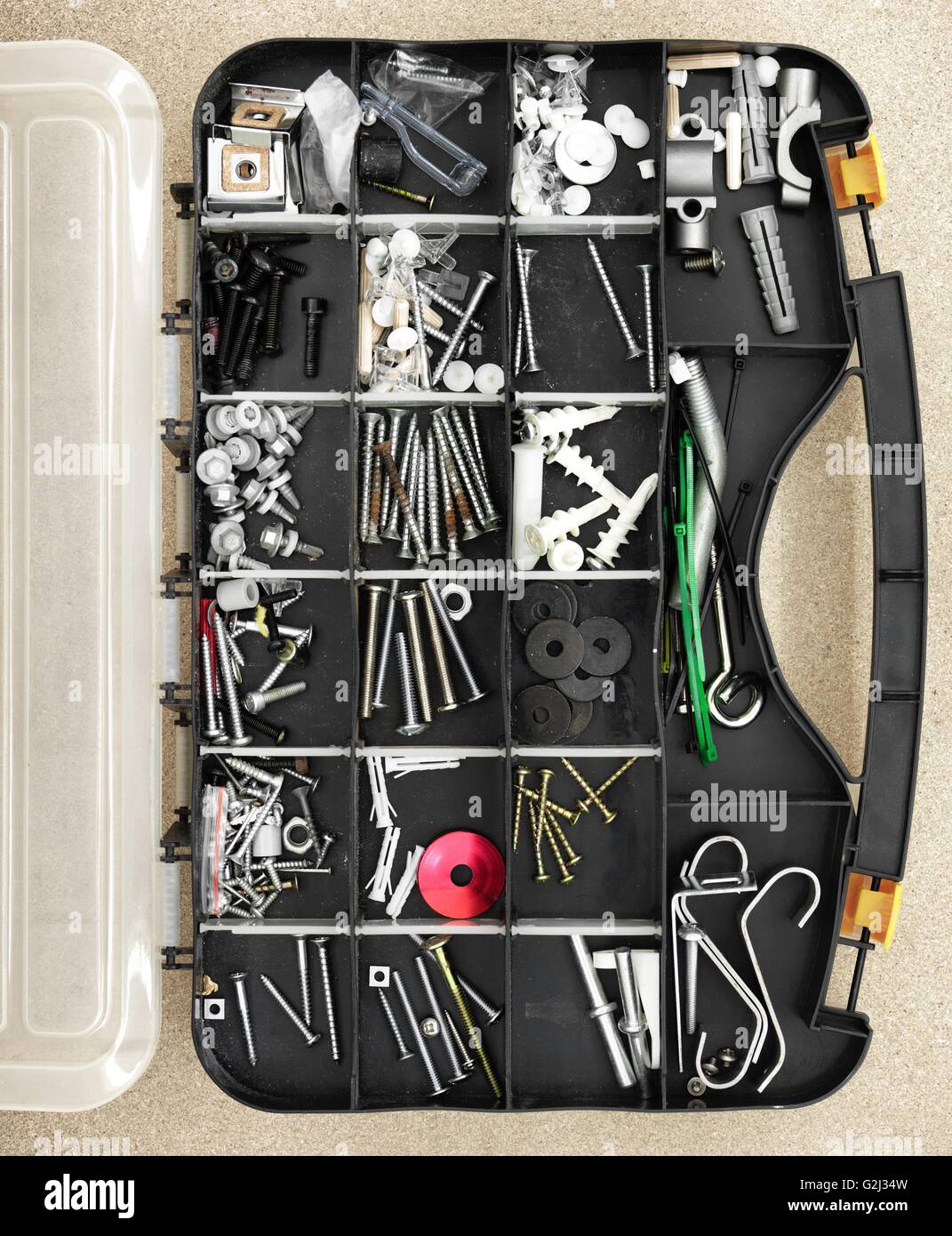 A studio photo of a industrial tool box Stock Photo - Alamy