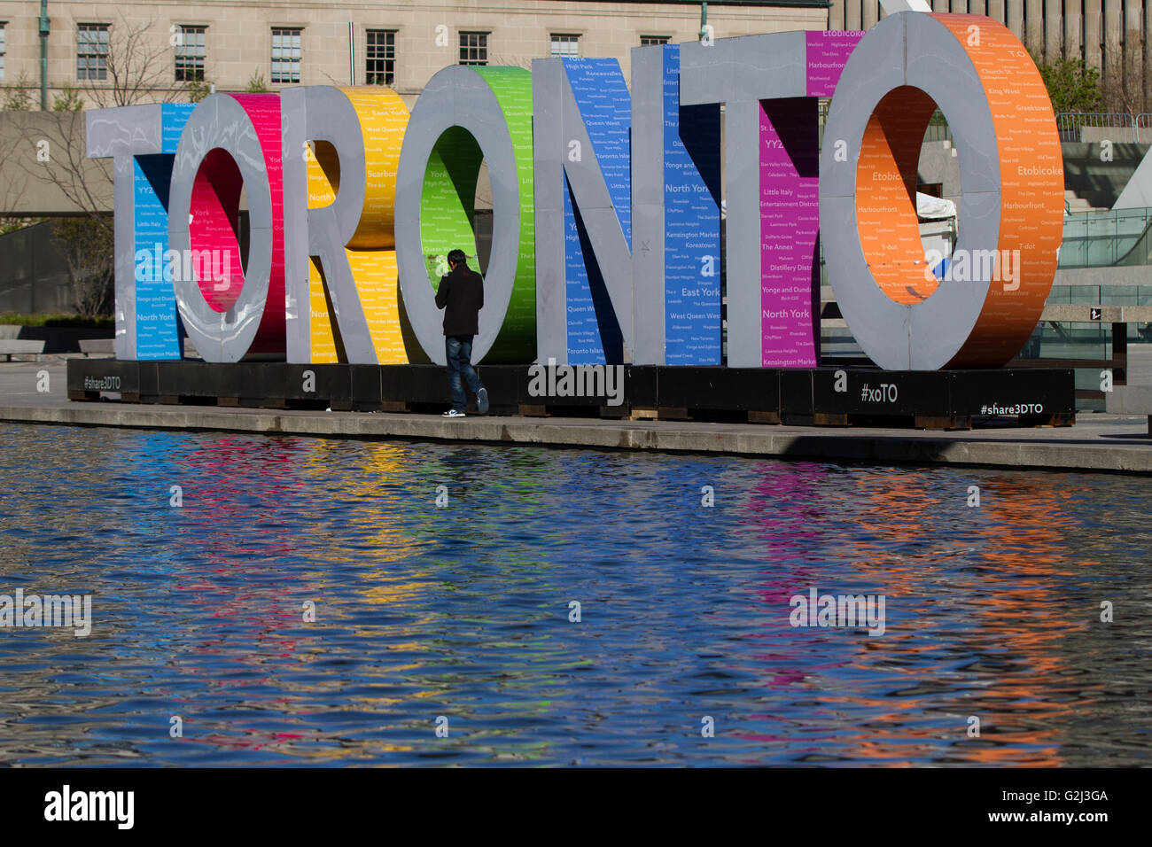 Toronto 3d sign hi-res stock photography and images - Alamy