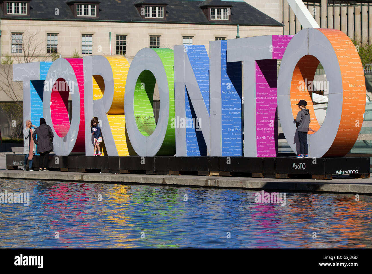 3d toronto sign hi-res stock photography and images - Alamy