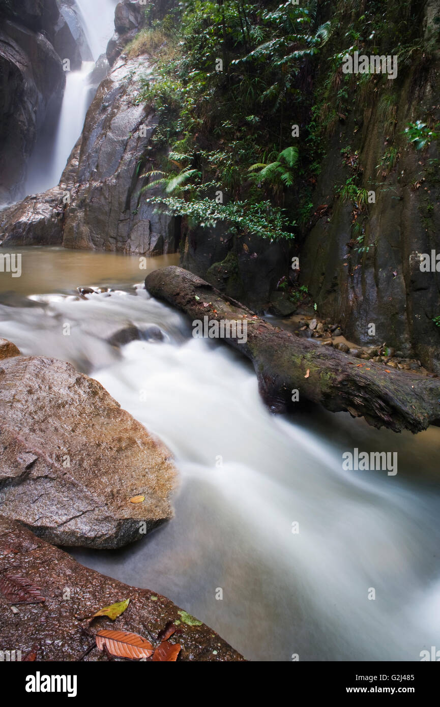 Slow shutter capturing water in waterfalls Stock Photo - Alamy