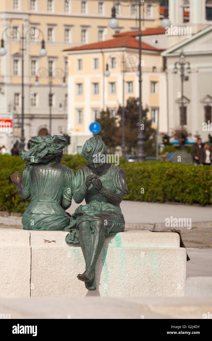 Statues In Trieste Italy Stock Photos & Statues In Trieste Italy Stock ...