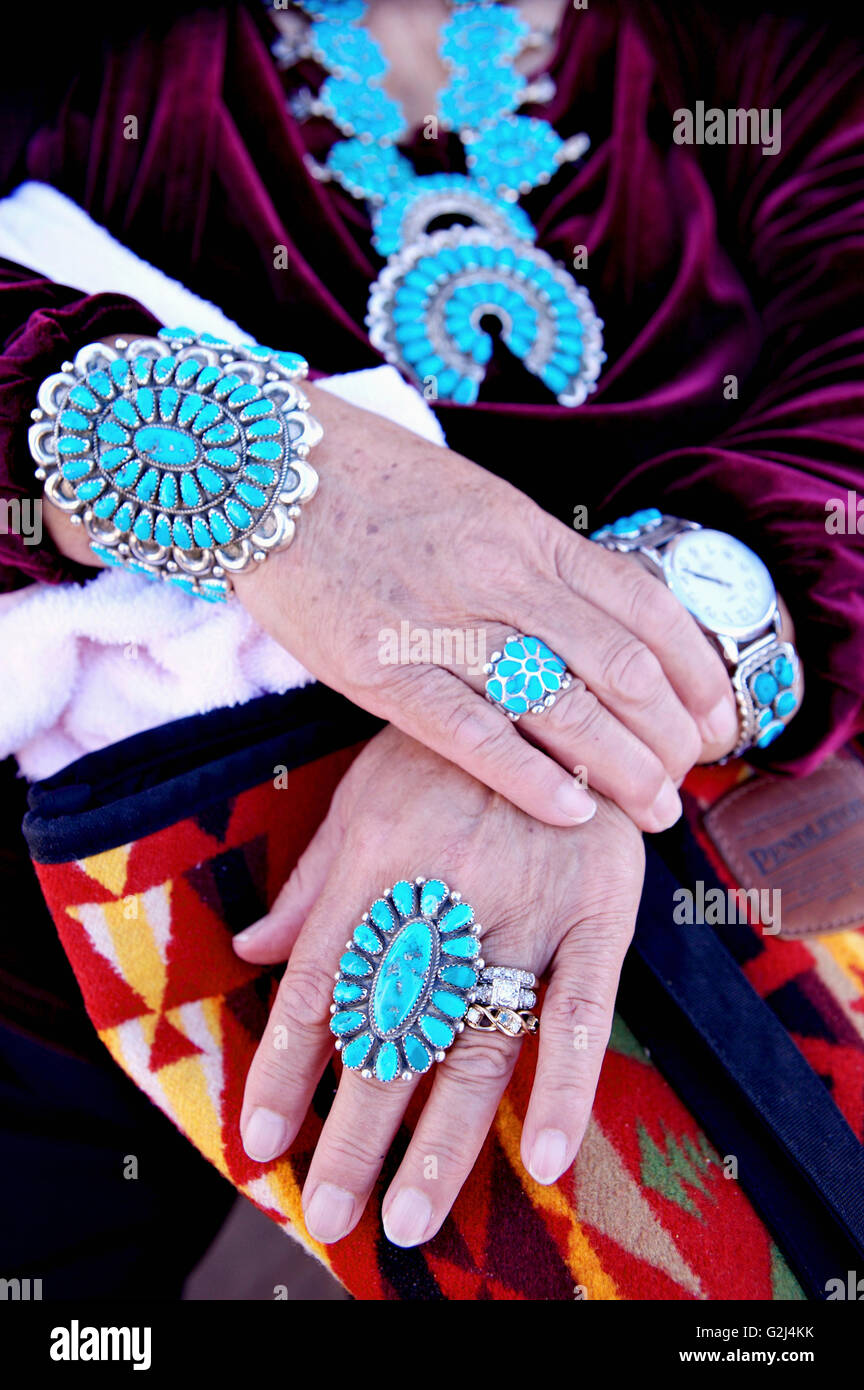 Turquoise jewelry hi-res stock photography and images - Alamy