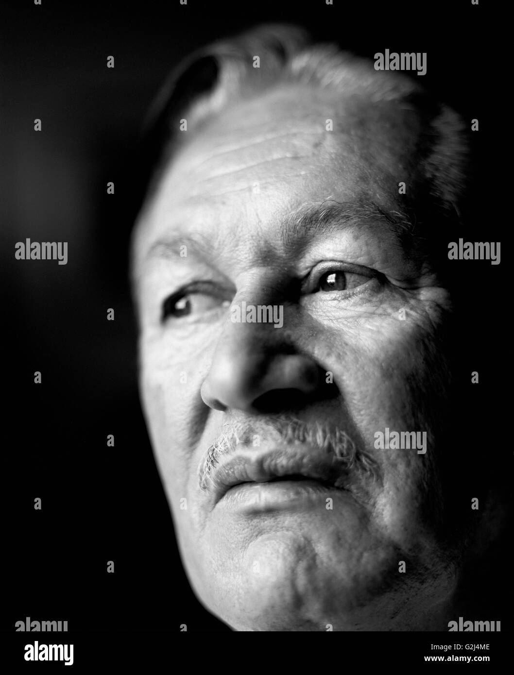 Man elderly Black and White Stock Photos & Images - Alamy