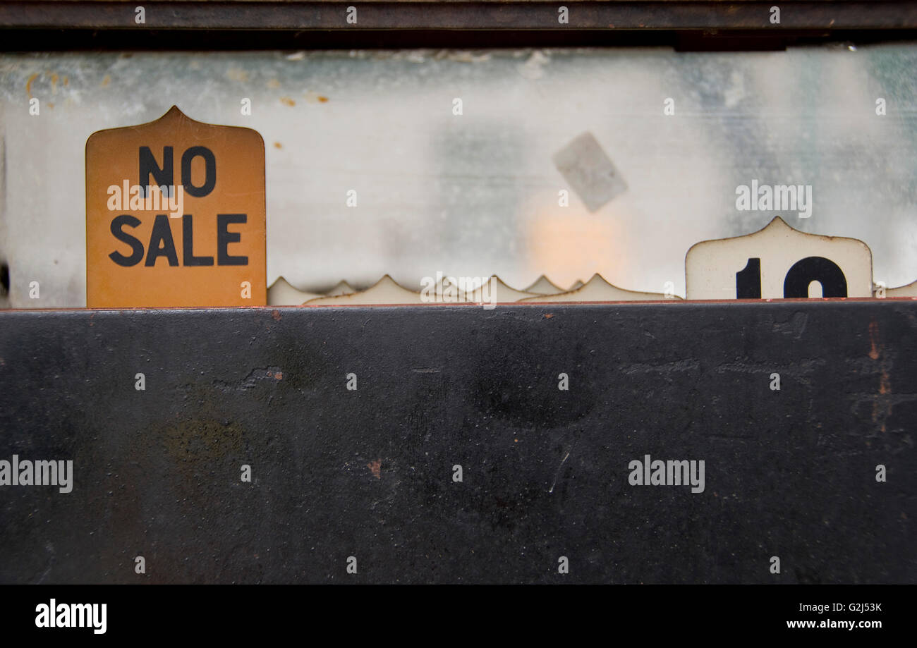 No Sale Sign Stock Photo - Alamy