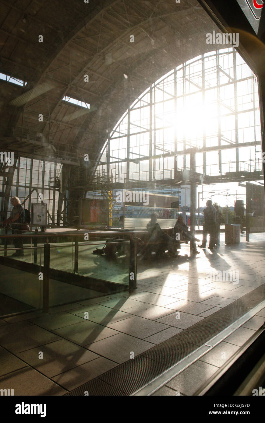 Train Station Platform, Berlin, Germany Stock Photo - Alamy