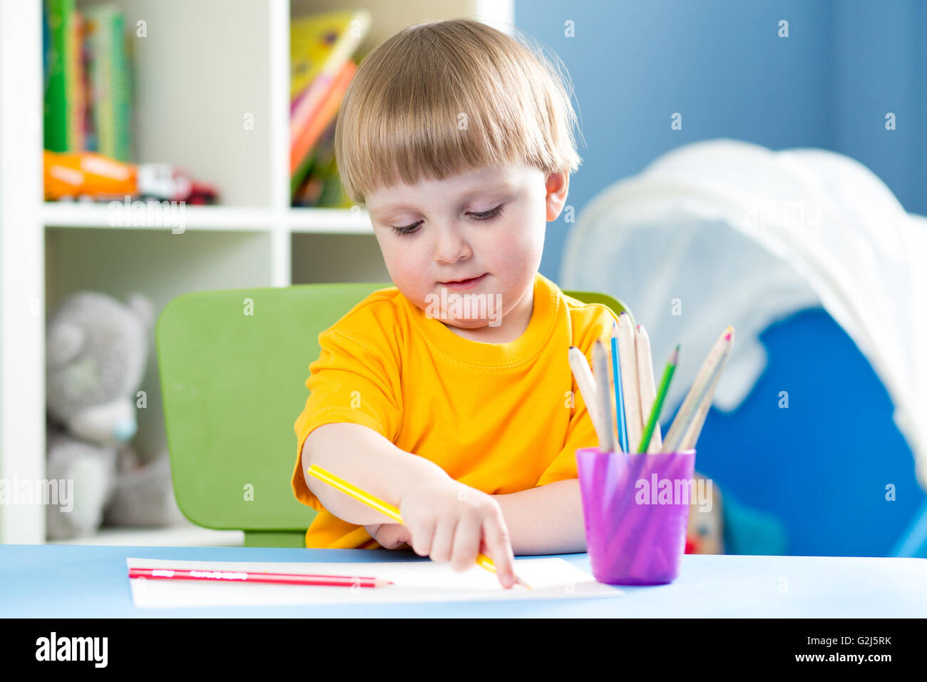 Nursery classroom drawing hi-res stock photography and images - Alamy